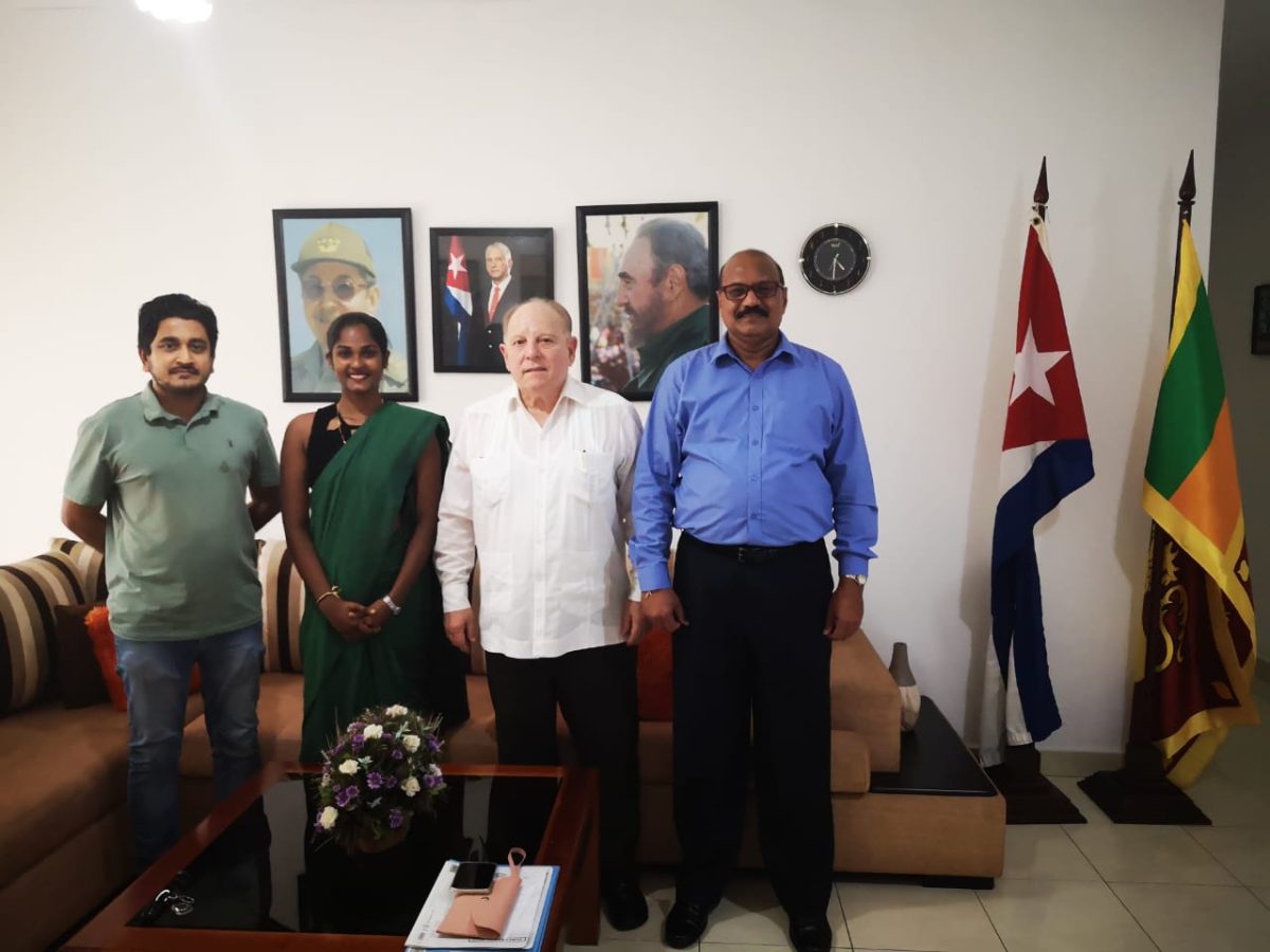 A young Sri Lankan girl wins scholarship in Cuba - Colombo Times